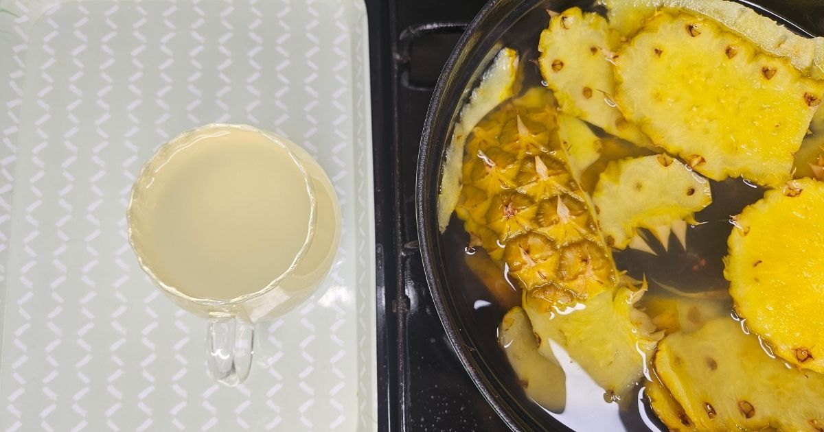 Pineapple Skin tea | How To Boil Pineapple Peel – The online cook